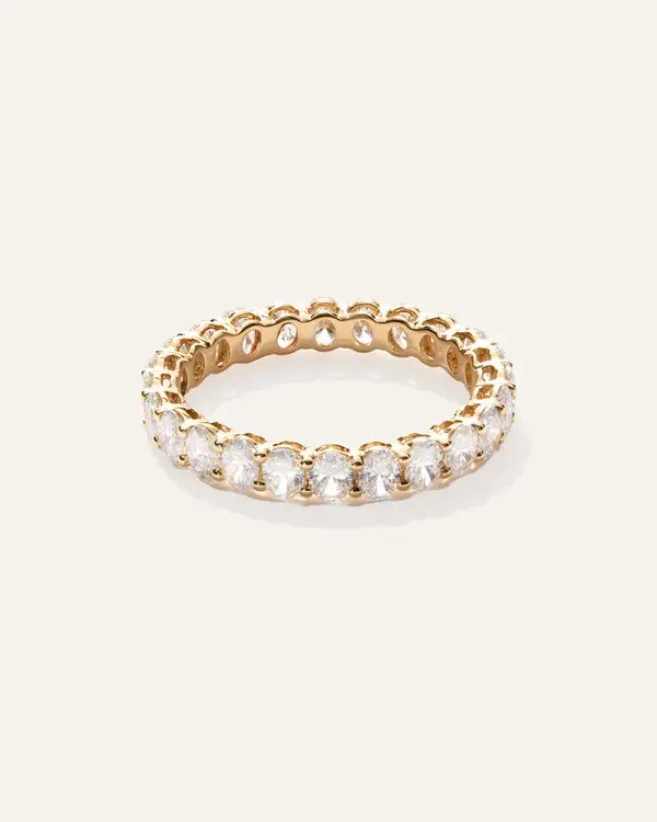 Quince Lab Grown Diamond Eternity Band Ring - Yellow Gold