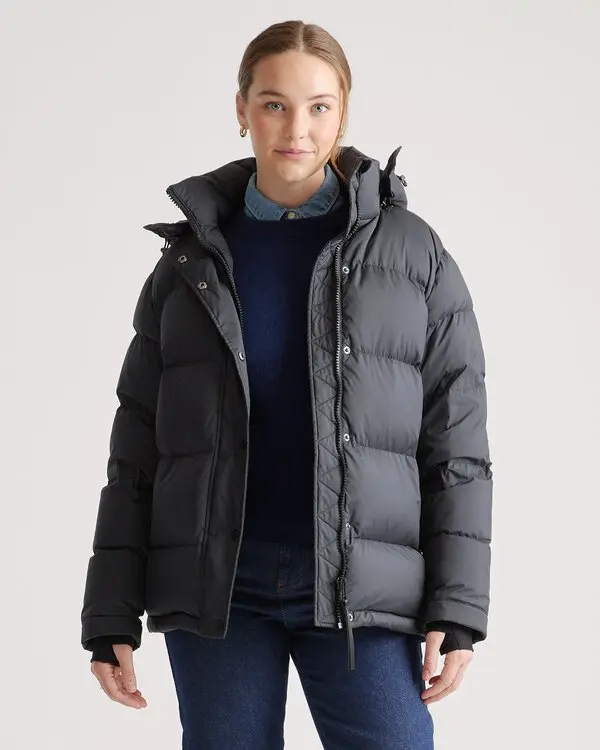 Quince Responsible Down Puffer Jacket - Black