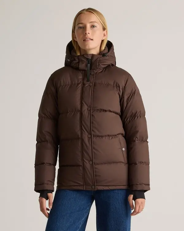 Quince Responsible Down Puffer Jacket - Hot Fudge