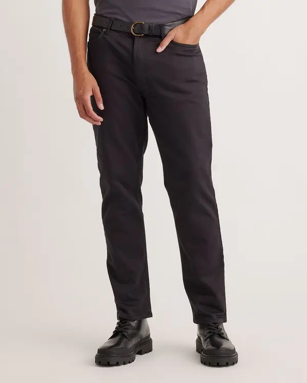 Quince Comfort Stretch Traveler Pants - Black