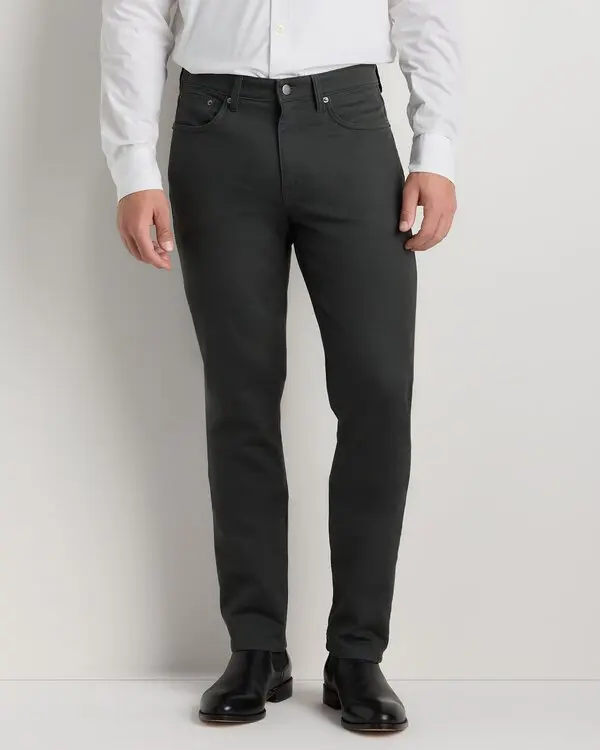 Quince Comfort Stretch Traveler Pants - Slate Grey