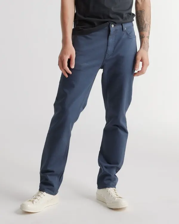Quince Comfort Stretch Traveler 5-pocket Pants Straight - Navy