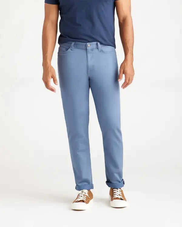 Quince Comfort Stretch Traveler Pants - Washed Blue