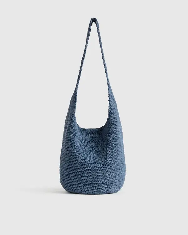 Quince Hand Crochet Hobo Shoulder Bag