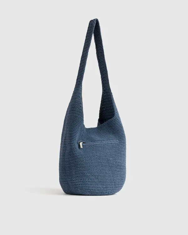Quince Hand Crochet Hobo Shoulder Bag