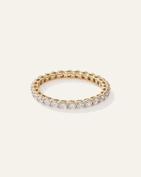 Quince Lab Grown Diamond Eternity Band Ring - Yellow Gold