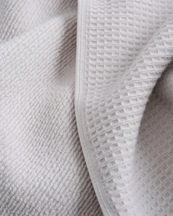 Quince Turkish Waffle Terry Bath Sheet - Silver