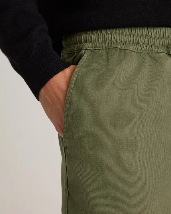 Quince Cotton Chino Drawstring Pants - Trellis