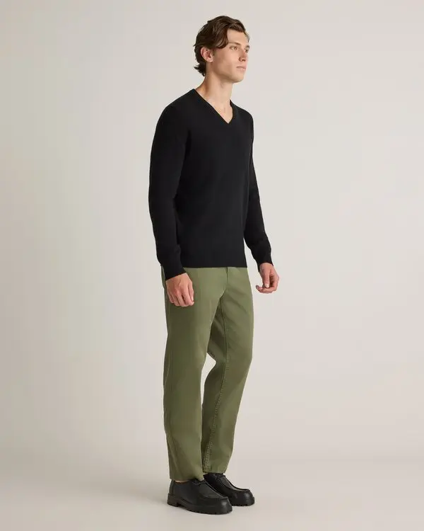 Quince Cotton Chino Drawstring Pants - Trellis