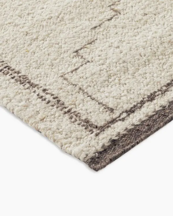 Quince Saira Hand-loomed Wool Rug - Taupe