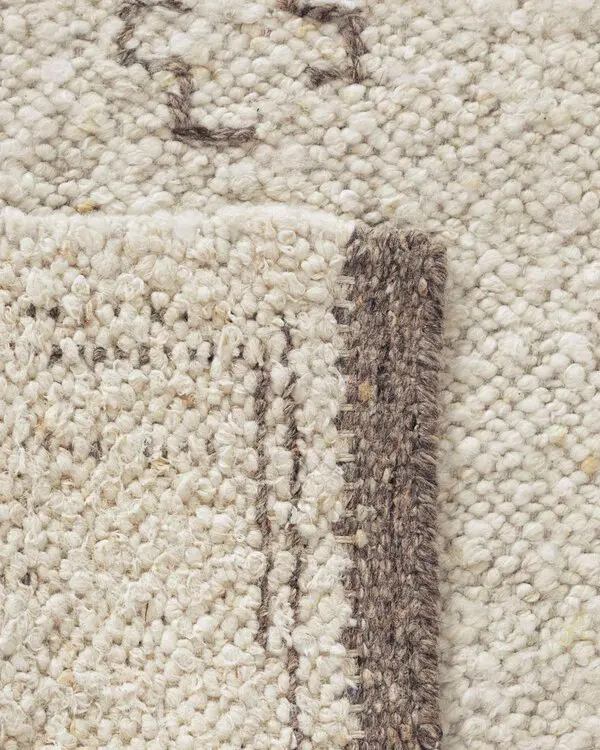 Quince Saira Hand-loomed Wool Rug - Taupe