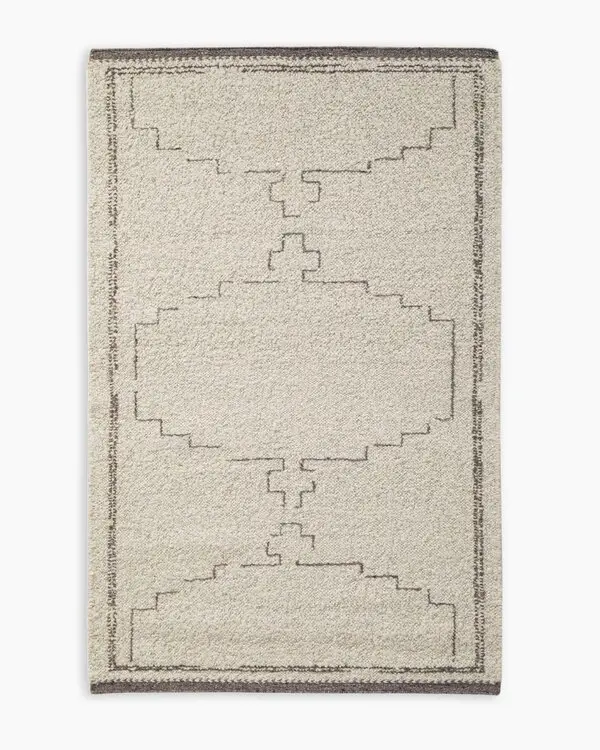 Quince Saira Hand-loomed Wool Rug - Taupe