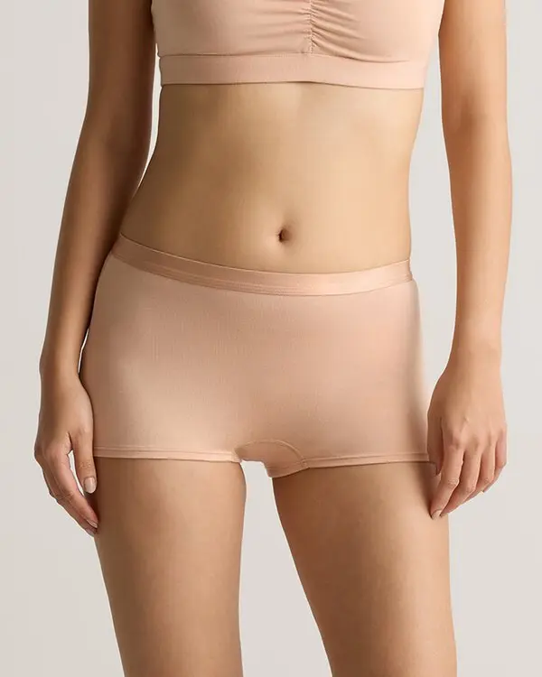 Quince Micromodal Boyshort - Warm Sand