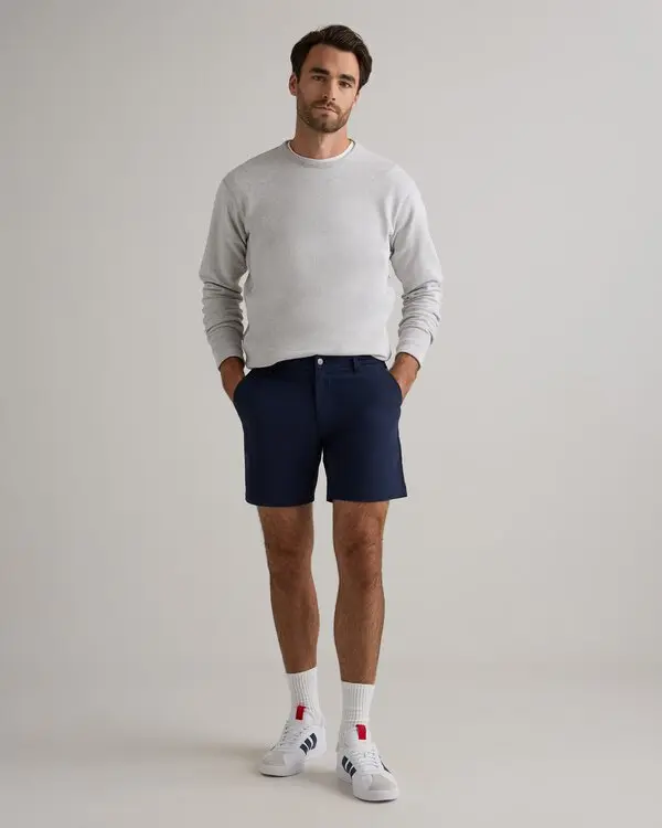 Quince Ultimate Commuter 7-inch Shorts - Deep Navy