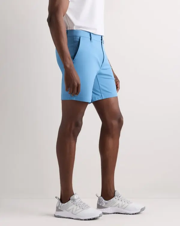 Quince Protech Golf Shorts 7 - Riviera Blue