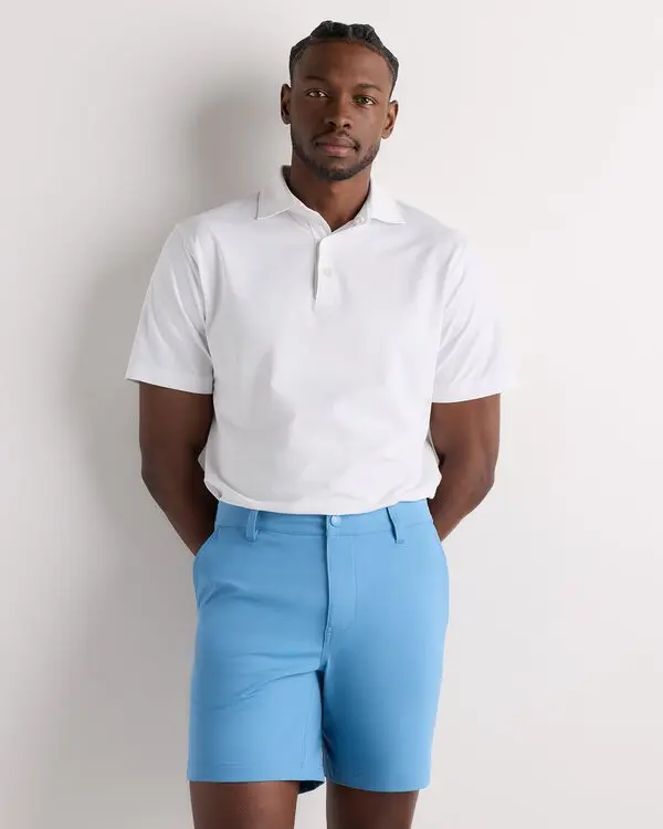 Quince Protech Golf Shorts 7 - Riviera Blue