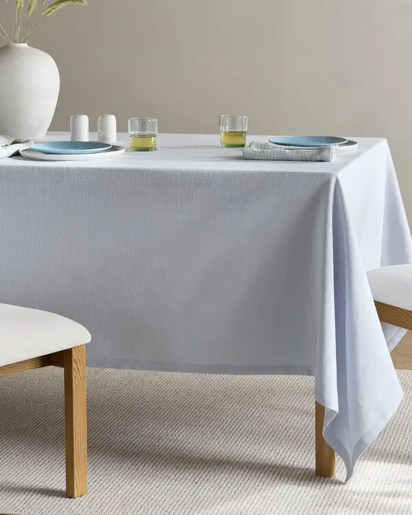 Quince Tablecloth - Light Blue