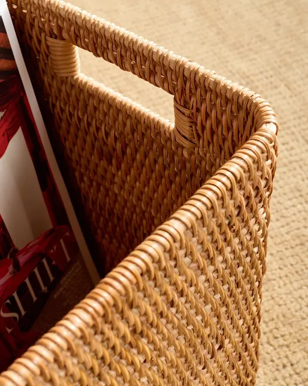 Quince Handwoven Rattan Legal, Box