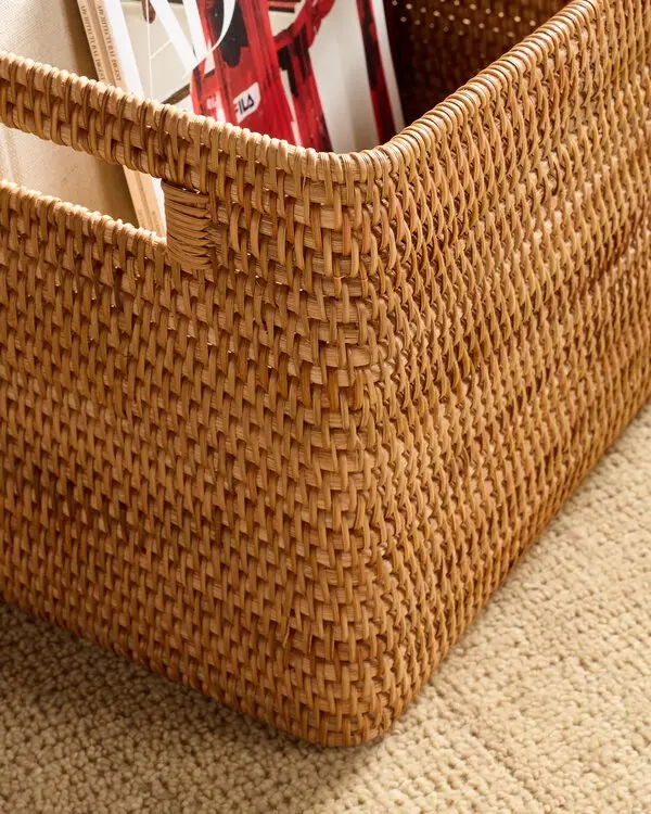Quince Handwoven Rattan Legal, Box