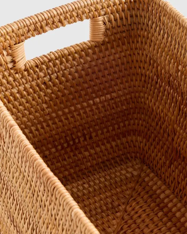 Quince Handwoven Rattan Legal, Box