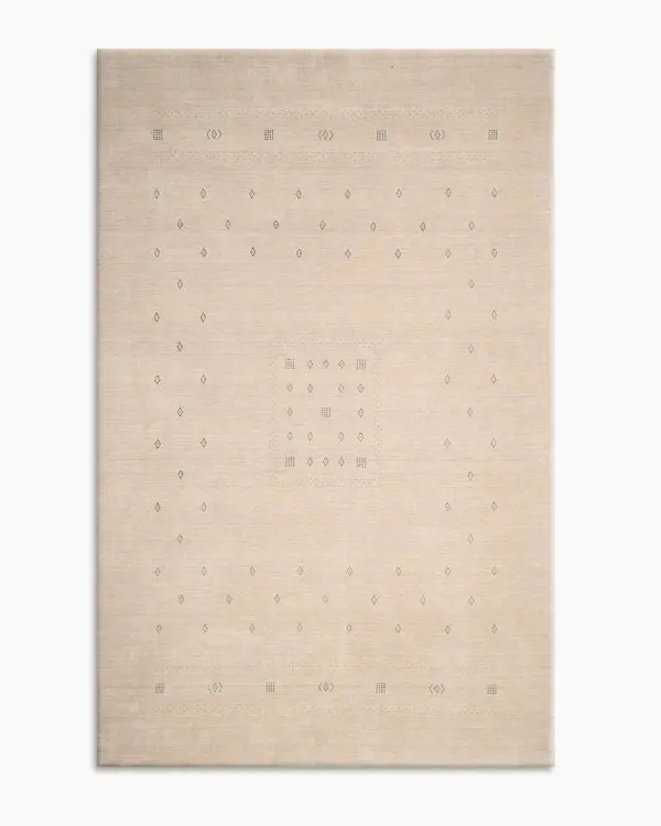 Quince Dakota Hand-loomed Wool Rug - Beige