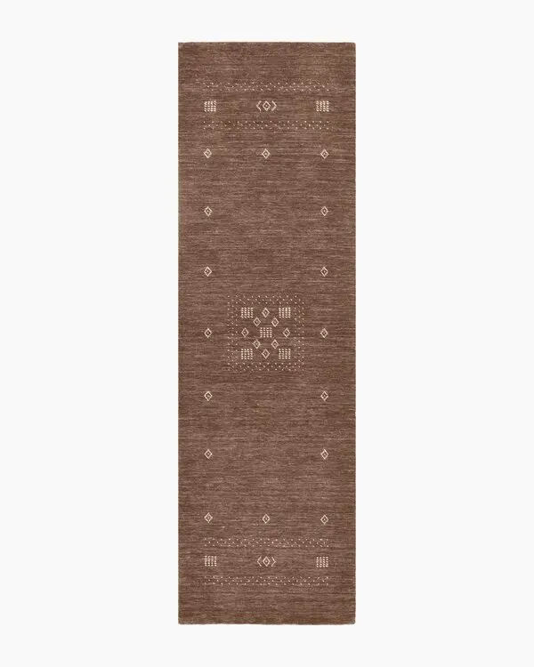 Quince Dakota Hand-loomed Wool Rug - Brown