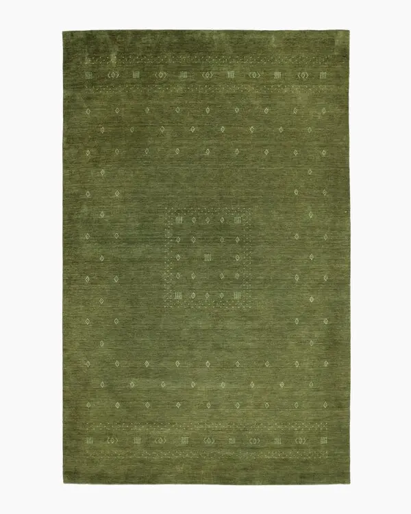 Quince Dakota Hand-loomed Wool Rug - Olive