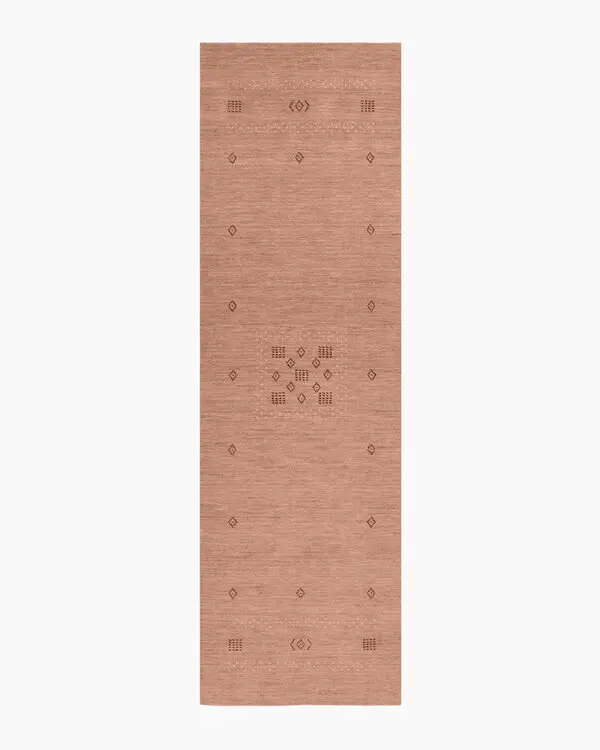 Quince Dakota Hand-loomed Wool Rug - Peach