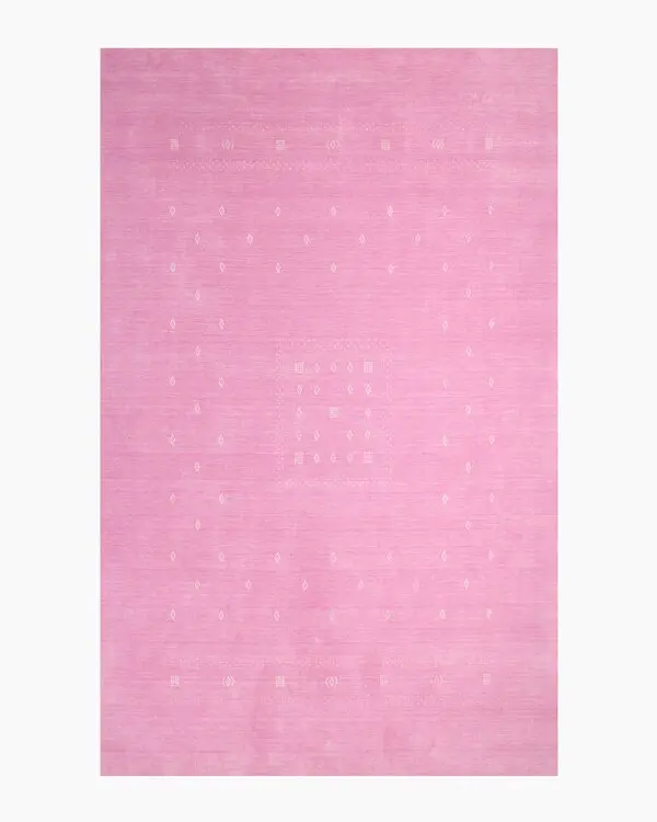 Quince Dakota Hand-loomed Wool Rug - Pink