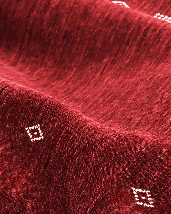Quince Dakota Hand-loomed Wool Rug - Red