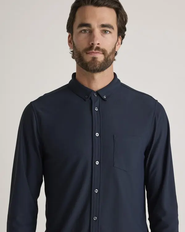 Quince Propique Performance Button Down - Navy