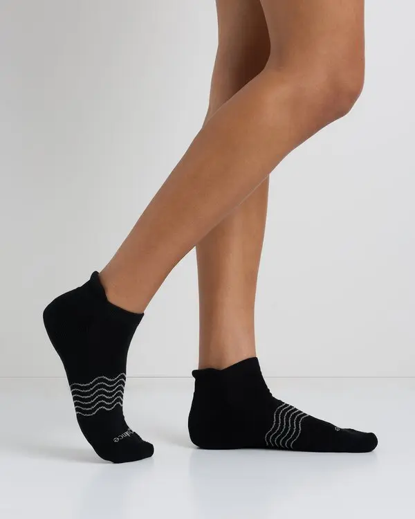 Quince Athletic Ankle Socks - Black