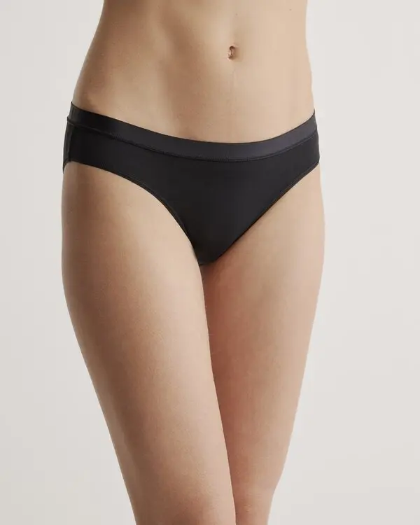 Quince Micromodal Bikini - Black