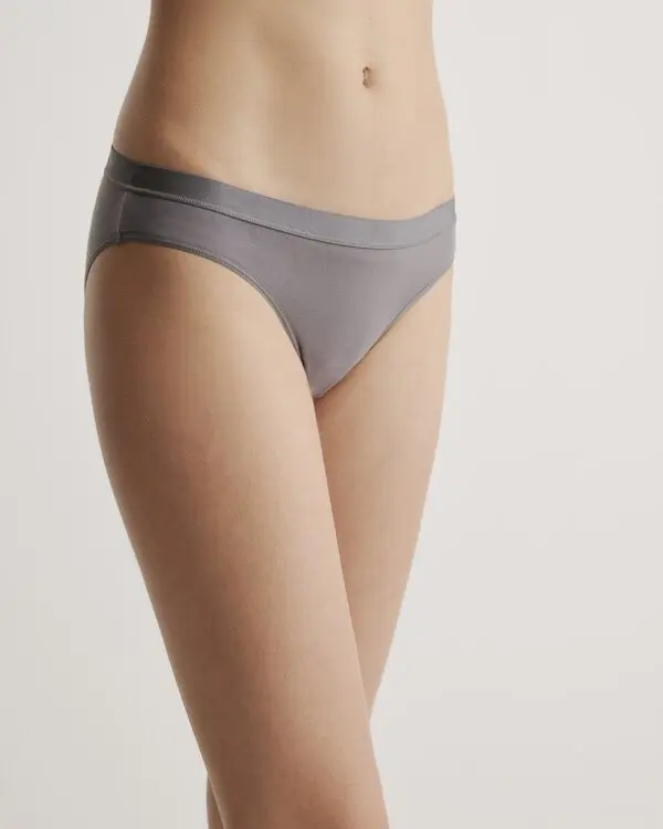 Quince Micromodal Bikini - Grey