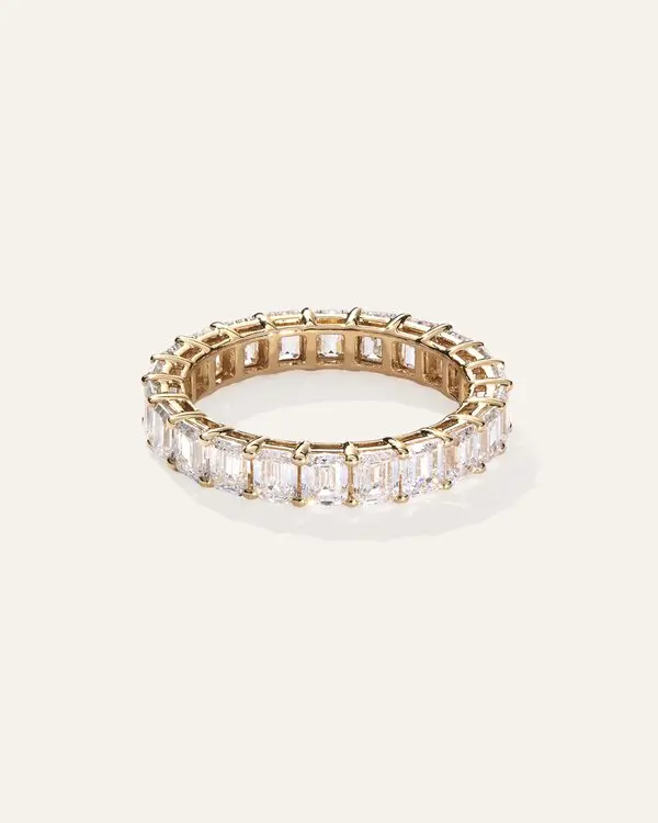 Quince Lab Grown Diamond Eternity Band Ring - Yellow Gold