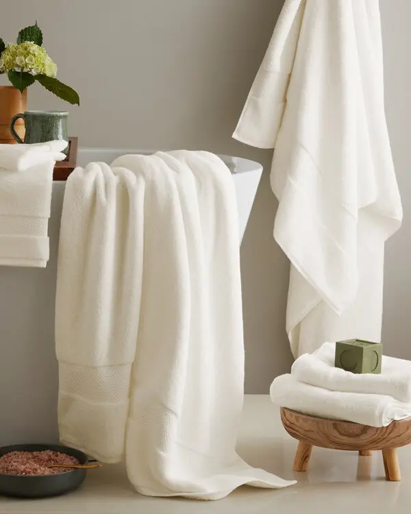 Quince Turkish Ultra Plush Bath Towel Bundle - Ivory
