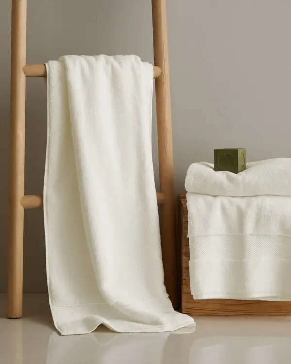 Quince Turkish Ultra Plush Bath Towel Bundle - Ivory