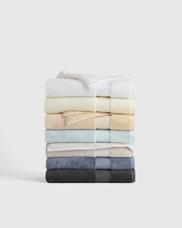 Quince Turkish Ultra Plush Bath Towel Bundle - Ivory