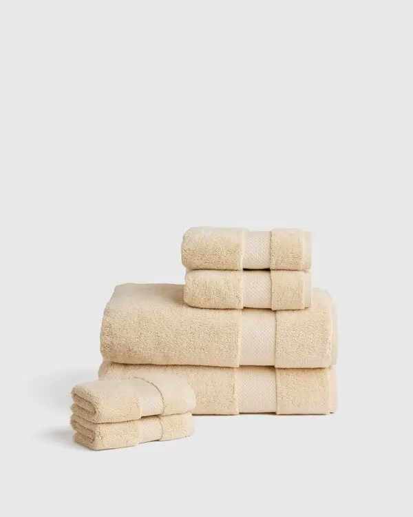 Quince Turkish Ultra Plush Bath Towel Bundle - Linen