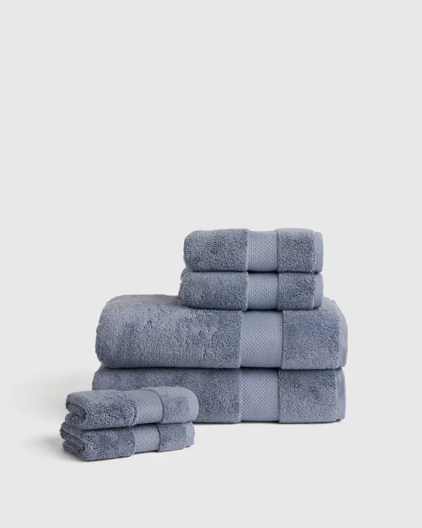 Quince Turkish Ultra Plush Bath Towel Bundle - Mineral