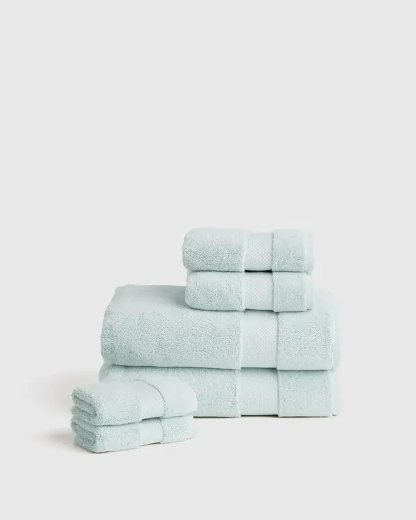 Quince Turkish Ultra Plush Bath Towel Bundle - Mist