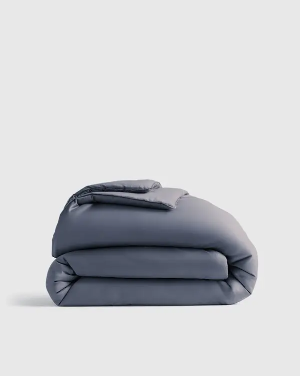 Quince Sateen Comforter - Mineral