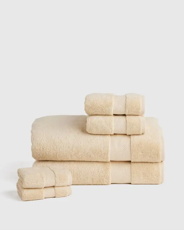Quince Turkish Ultra Plush Bath Sheet Bundle - Linen