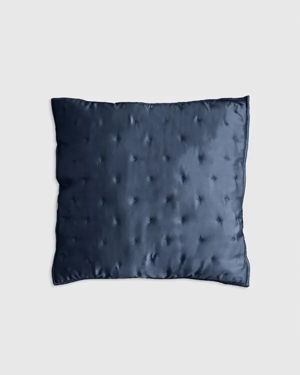 Quince Bamboo Dream Quilted Sham - Nightfall