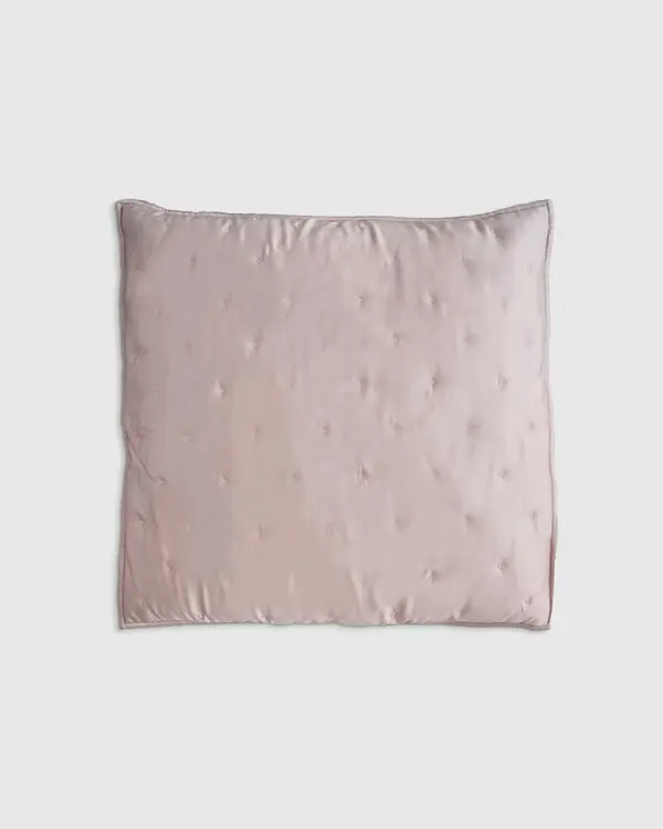Quince Bamboo Dream Quilted Sham - Soft Blush