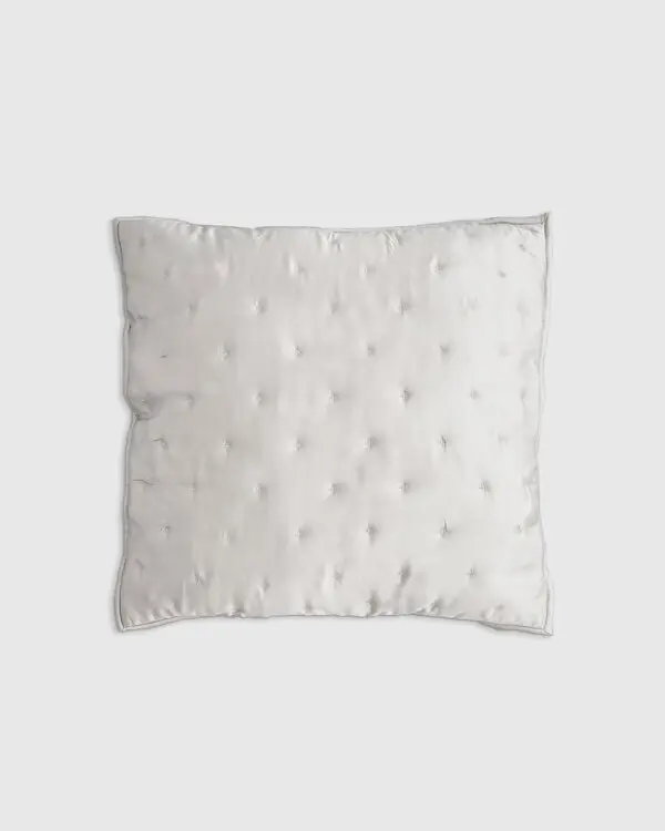 Quince Bamboo Dream Quilted Sham - White