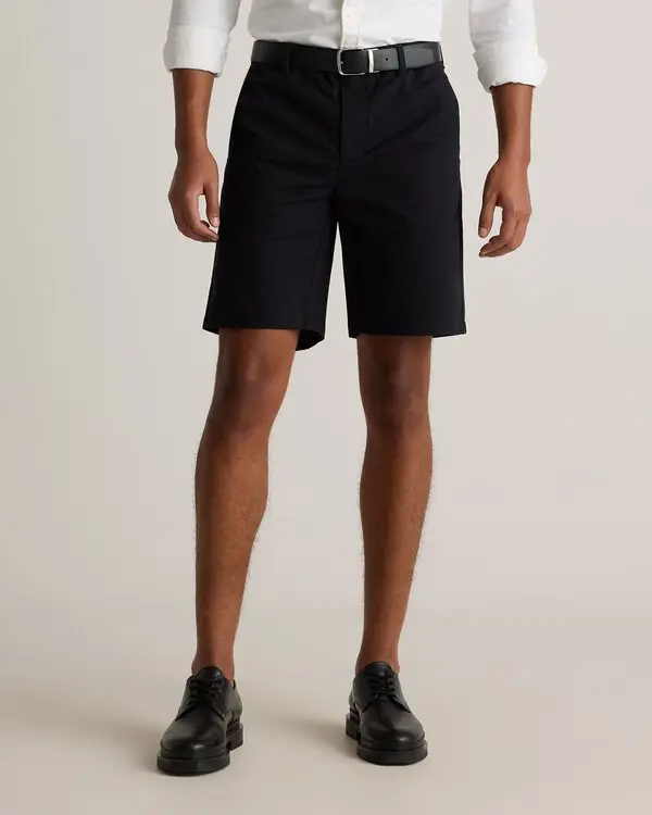 Quince Classic Stretch Chino 9" Shorts - Black