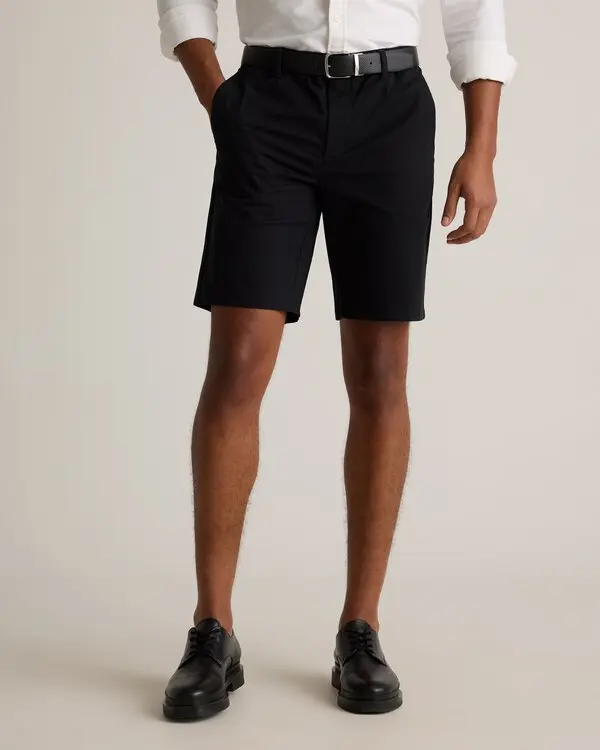 Quince Classic Stretch Chino 9" Shorts - Black