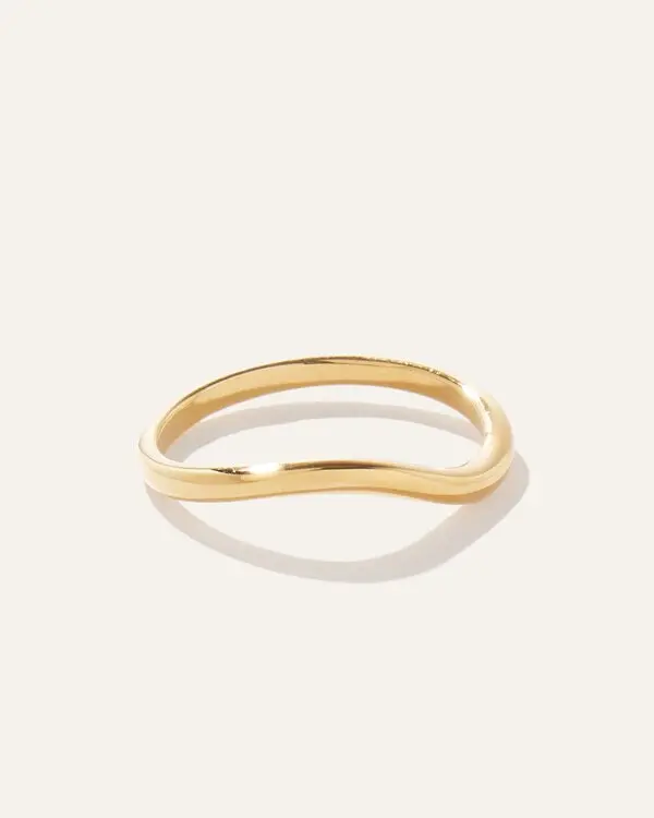 Quince Wave Ring - Gold Vermeil