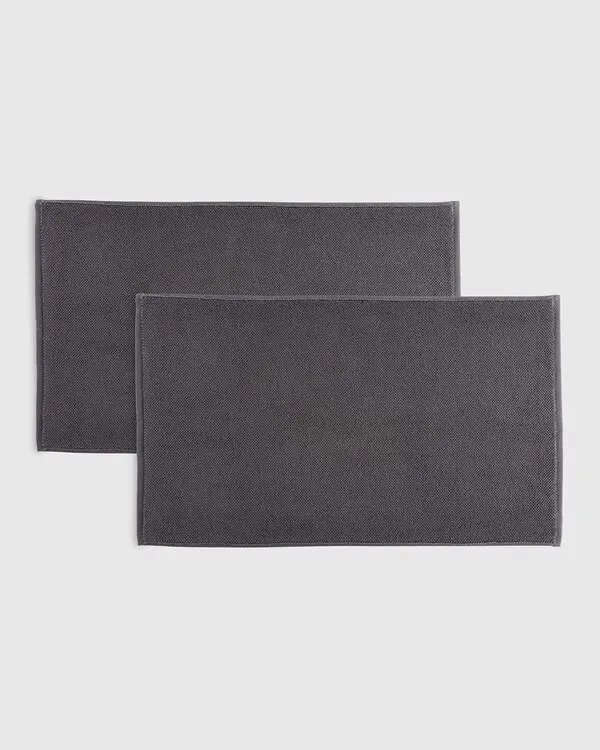 Quince Turkish Bath Mat Bundle - Slate